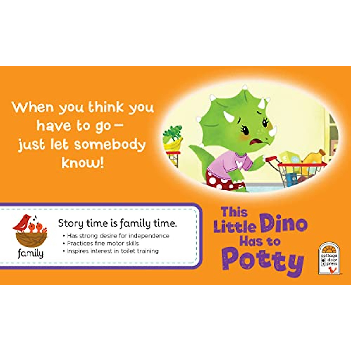 This Little Dino Has to Potty: Children's Toilet Training Sound Book for Dinosaur Fans (Interactive Potty Training Take-along Early Bird Children's Sound Book)