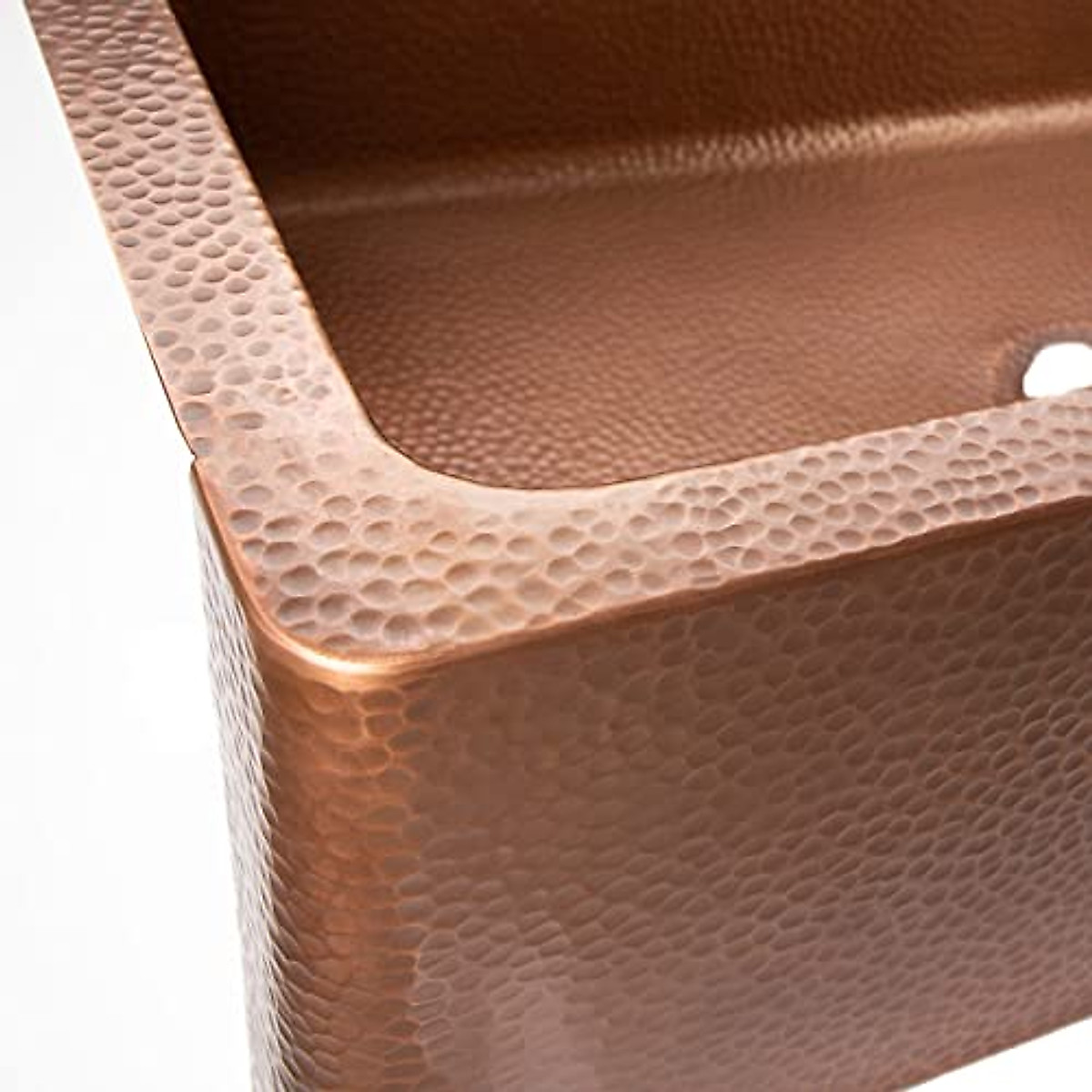 Vintage Tub & Bath 36 Inch Copper Single Bowl Apron Farmhouse Sink