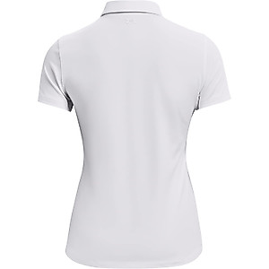 Under Armour Zinger Short Sleeve Golf Polo, White (100)/White, Small