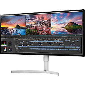 LG 34WK95U-W 34-inch Class 21:9 UltraWide 5K2K Nano IPS LED Monitor with HDR 600 Bundle with Deco Gear Large Extended Gaming Mouse Pad