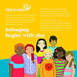 Upbounders by Little Likes Kids - Camping Outdoors Go Fish! Card Game - Classic Family Game for Kids Toddlers Preschool - Diverse, Multicultural Matching Pairs Game