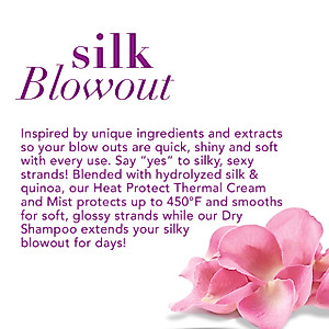 OGX Protecting + Silk Blowout Quick Drying Thermal Spray, 6 Fl Oz (Pack of 1)