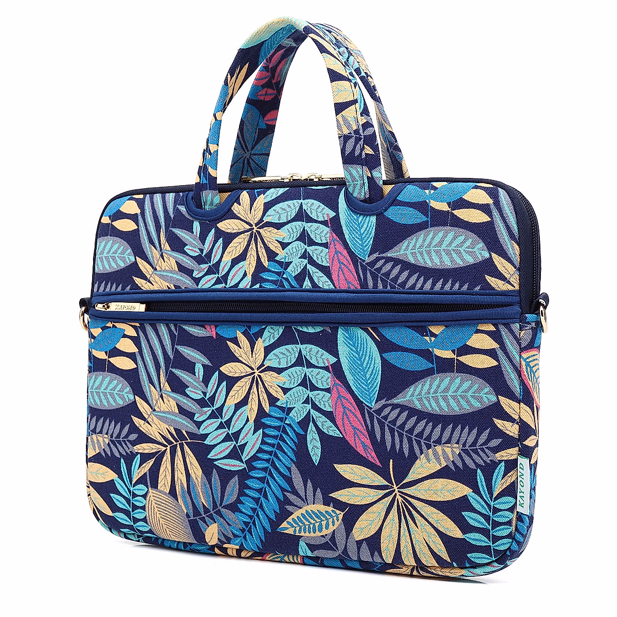 kayond Forest Series Bule Patten Waterproof Laptop Shoulder Messenger Bag Case Sleeve for 12 Inch 13.3 Inch Laptop
