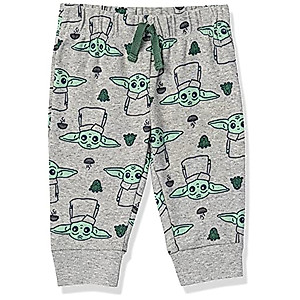 Amazon Essentials Disney | Marvel | Star Wars Unisex Babies' 6-Piece Outfit Set, Pack of 6, Star Wars The Child, 6-9 Months