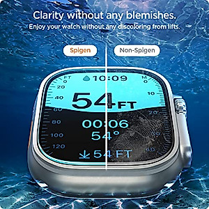 Spigen Tempered Glass Screen Protector [GlasTR EZ FIT] designed for Apple Watch Ultra (49mm) - 2 Pack