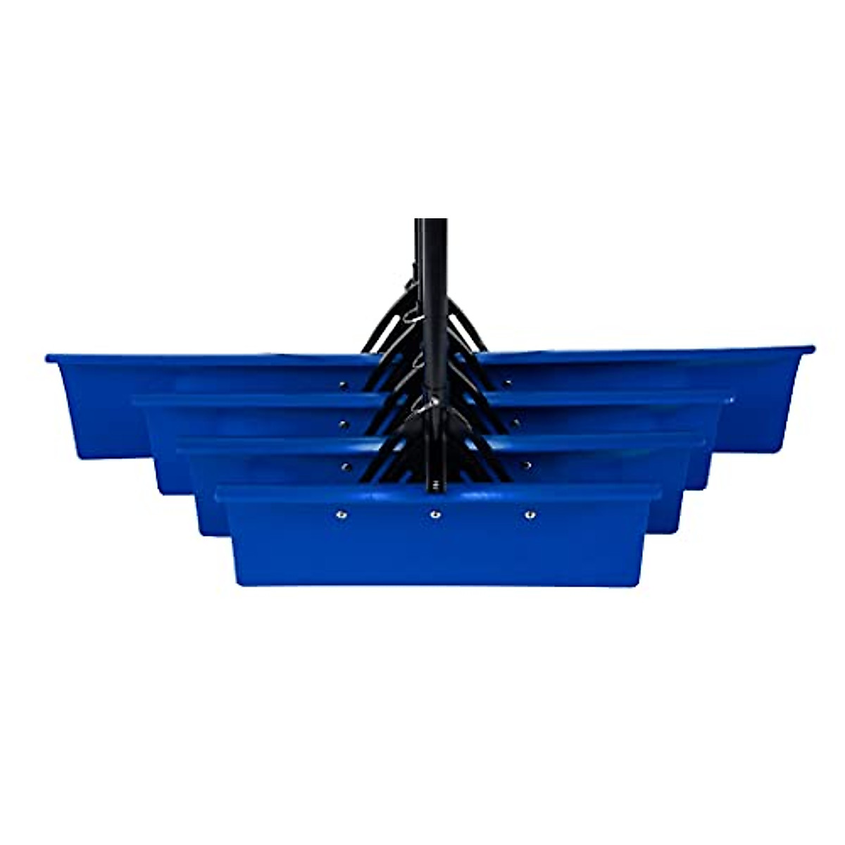 EarthWay Polar Tech 91048 48" Professional Snow Pusher with Fiberglass Shaft, Snow Shovel for driveways, Snow Pusher for Tall People, D-Shaped Handle, and Quick Assembly