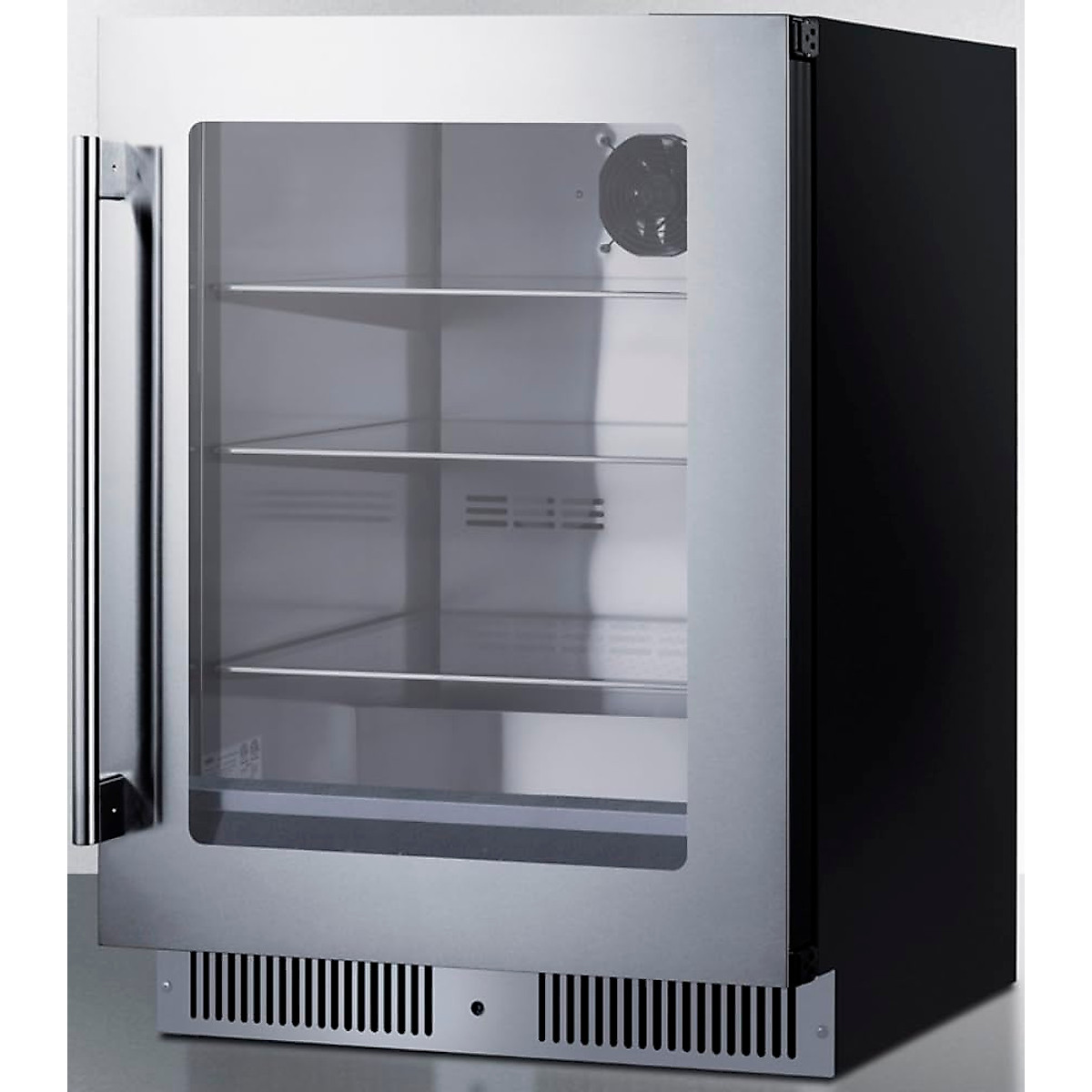 Summit 24” Built-In Beverage Center, Shallow 18” Depth, Stainless Steel - SDHG2443