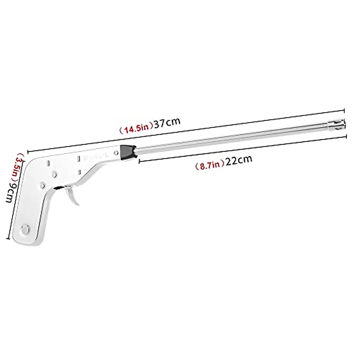 SurpriseSeptember Barbecue igniter, All-Metal Battery-Free Pulse igniter, Kitchen Camping Barbecue piezoelectric Lighter (14.5in)