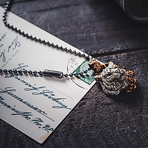 COPPERTIST.WU 925 Sterling Silver 3.1MM Ball Chain Necklace 65cm/25.6''| Oxidized 925 Sterling Silver Jewelry Gift