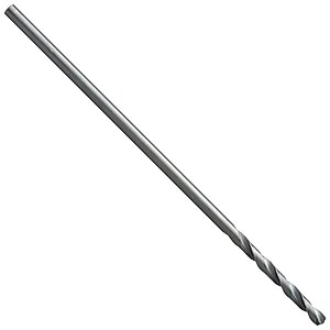 Precision Twist 500 12 High Speed Steel Extra-Long Drill Bit, Black Oxide Finish, Round Shank, Spiral Flute, 135 Degree Point Angle, 1/4" (Pack of 6)