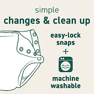 i play. by green sprouts Snap Reusable Swim Diaper | No other diaper necessary, UPF 50+ protection