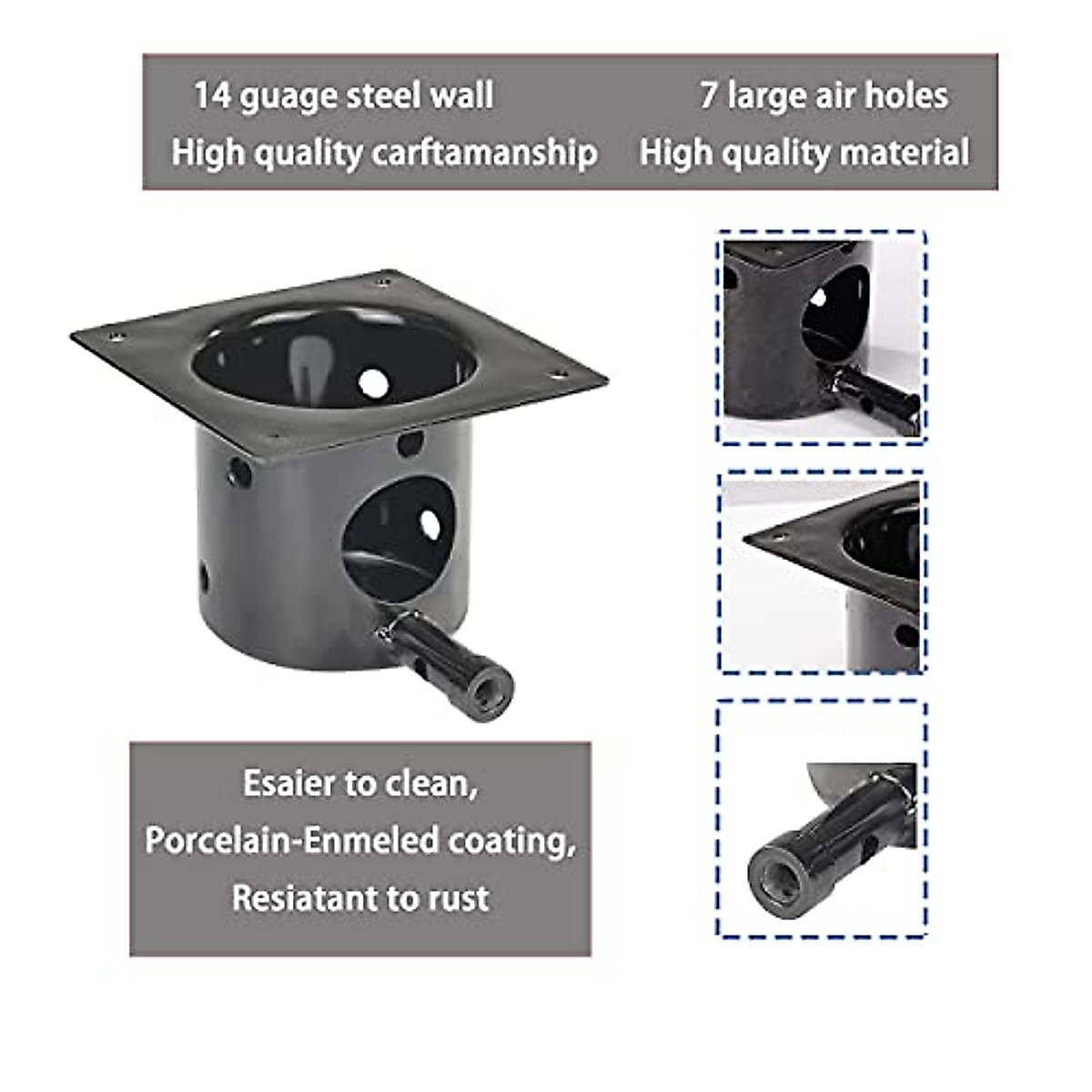 Auger Motor ,Grill Induction Fan Kit ,Fire Burn Pot and Hot Rod Ignitor,Replacement Parts with Screws and Fuse for Traeger and for Pit Boss Wood Pellet Grill,Drive Motor and Combustion Fan Ignitor Kit