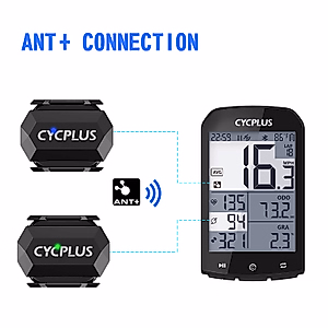 CYCPLUS Cycling Speed and Cadence Sensor Bluetooth & ANT+ Wireless Bike Cadence Sensor Speed IP67 Waterproof- C3 X 2
