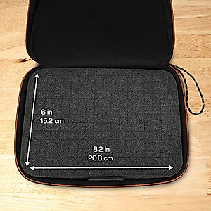 USA Gear Ghost Hunting Equipment Case - Paranormal Equipment Bag with Customizable Foam Interior, Lightweight Water-Resistant EVA Exterior Compatible with EMF Meter, Spirit Box and More (Case Only)