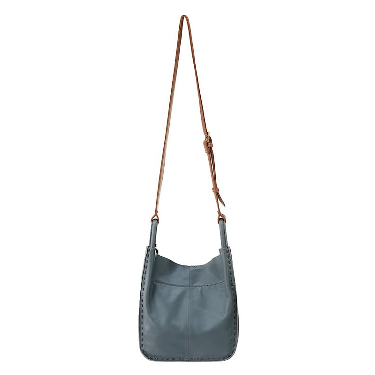 The Sak Los Feliz Crossbody Bag in Leather, Large, Unlined Purse with Single Adjustable Shoulder Strap