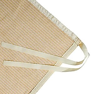 Shatex Shade Panel Block 90% of Sunlight with Ready-tie up Ribbon for Pergola Gazebo Porch 10ft (10x20ft)