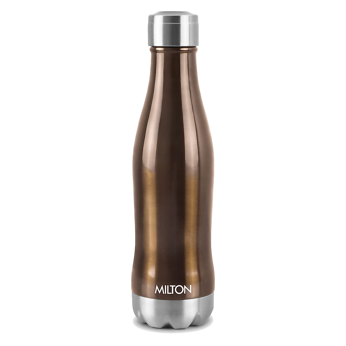 Milton Duke 1000 Thermosteel Hot and Cold Water Bottle, 920 ml, Coffee Brown
