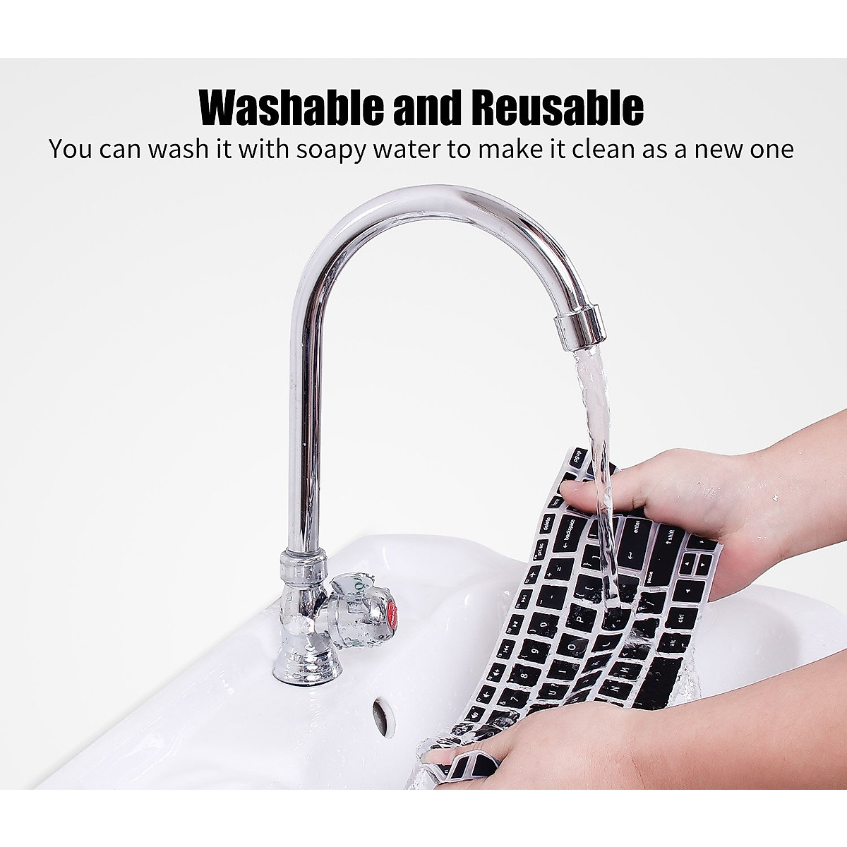 Keyboard Cover for Acer Predator Helios 300 15.6" 17.3" Gaming Laptop G3-571 G3-572 PH315-51 PH317-52 / Acer Nitro 5 AN515 /Acer Aspire VX5-591G VN7-793G(NOT Fit PH315-52 PH517-51 PH517-61), Black