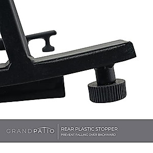 Grand patio Outdoor Rocking Chair Steel Rocker Seating Outside for Front Porch, Mesh Sling, Garden, Patio, Backyard (Blue 2PC)