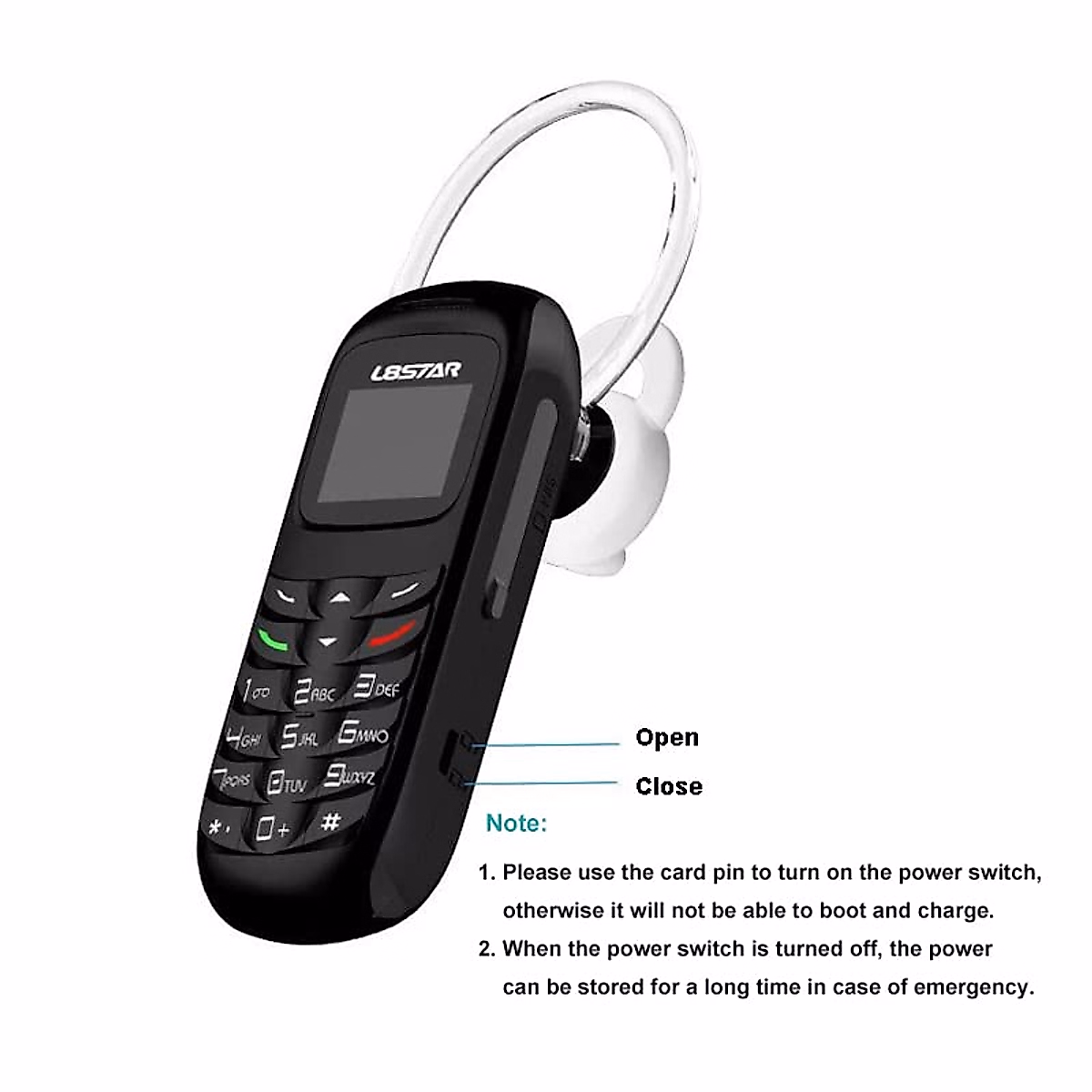 Smallest Mobile Phone L8Star BM70 Tiny Mini Mobile Black Unlocked