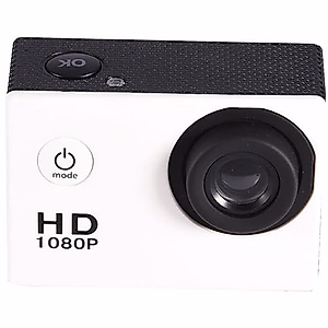 haillusty Waterproof Outdoor Sports Camera - Full Camcorder with Rechargeable Battery Mounting Accessories Kit Included