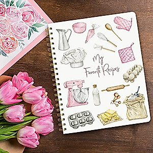 ceiba tree Blank Recipe Book to Write in Your Own Recipes Notebook Cookbook Journal 8.5" x 11" with Stickers for Mother Day Gifts Ideas for Women Wife Mom 120 Pages