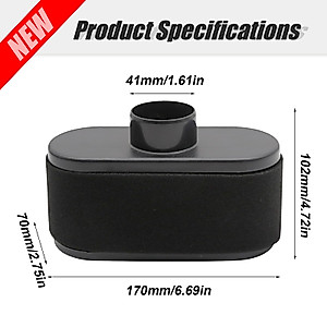 SYOWADA 11013-7047 Air Filter Replacement for Kawasaki FR651V FR691V FR730V FS481V FS541V FS600V FS651V FS691V FS730V 4-cycle Engine, 4164631 Air Filter Replacement for John D MIU12555 MIU12554