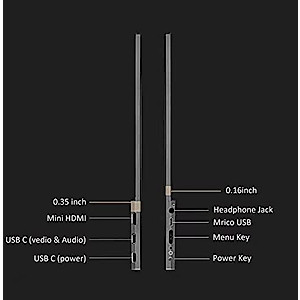 ZSCMALLS 100% sRGB Portable Monitor FHD IPS Ultra Slim&Lightweight Metal Frame 15.6'' HDR 1080P HD Eye Care Screen USB C Gaming Monitor for Laptop/PC/Cellphone/Switch/PS3-5/Xbox/Raspberry Pi