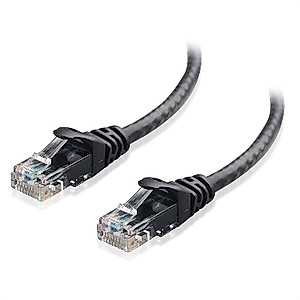 Cable Matters USB to Ethernet Adapter (USB 3.0 to Ethernet) Supporting 10/100/1000 Mbps Ethernet Network in Black & Snagless Cat6 Ethernet Cable