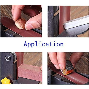 BACHIN Diy Mini Belt Sander Electric Knife Apex Edge Sharpener Sanding Machine Belts Adapter Polisher Kits 7 Speed Diy Polishing Grinding Machine Power Tools Sander (TYPE 30)