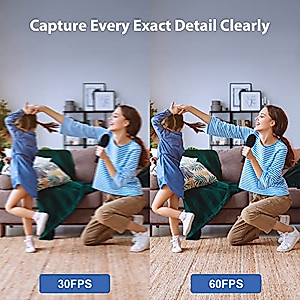 VITADE Zoomable Webcam with Remote Control, 1080P 60FPS Streaming Webcam with Adjustable Ring Light and Tripod, Pro USB 5X Digital Zoom Webcam for Zoom/Skype Teams/Laptop/Mac Windows