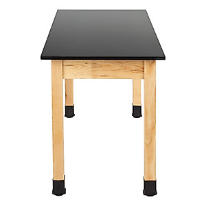 Learniture LNT-GNI-SCI-PH2454-SO Desk, 24" W x 54" L, Black