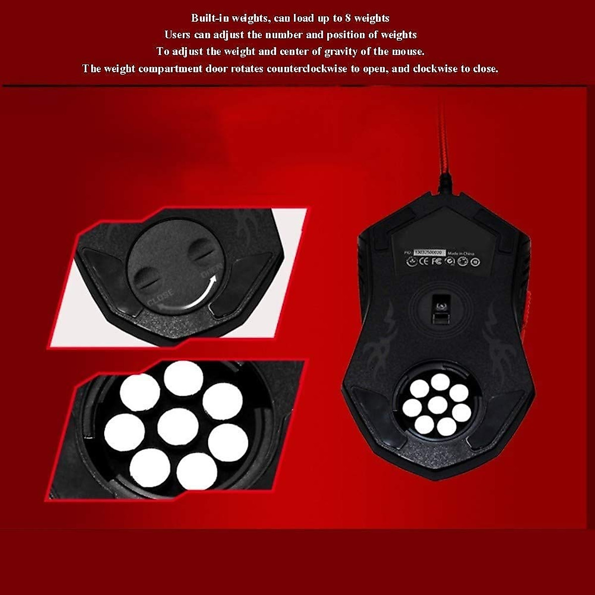 FEDRUI Wired Gaming Keyboard, Backlit Compact Mini Keyboard, Waterproof Small Keyboard for Business Trip