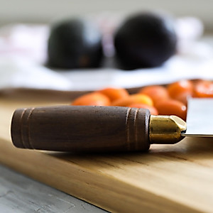 Lamson Chinese Vegetable Cleaver, Walnut Handle, 12.25"