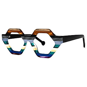 Vooglam Geometric Frame Eyeglasses for Women Ailsa