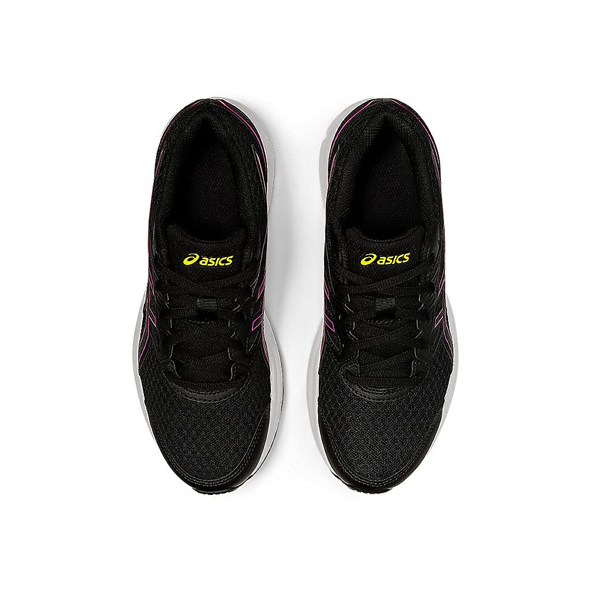 ASICS Women's Jolt 3 Running Shoes, 8.5, Black/HOT Pink