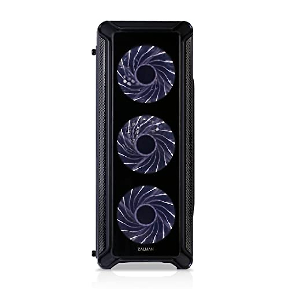 Zalman i3 Edge ATX Mid Tower Computer Case Gaming PC Case, Includes 4X 120mm White LED Fans, Acrylic Side Window, High Airflow Mesh Panel, USB 3.0,Black