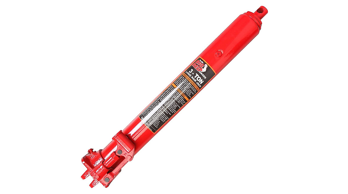 Big Red 3 Ton Hydraulic Long Ram Jack for Garage & Shop Use