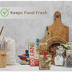 NO MAGNET, Chip Clips, Bag Clips, Chip Clips Bag Clips Food Clips for Food Packages, Bag Clips for Chips, Bag Clips for Food, Chip Clips Pack of 6