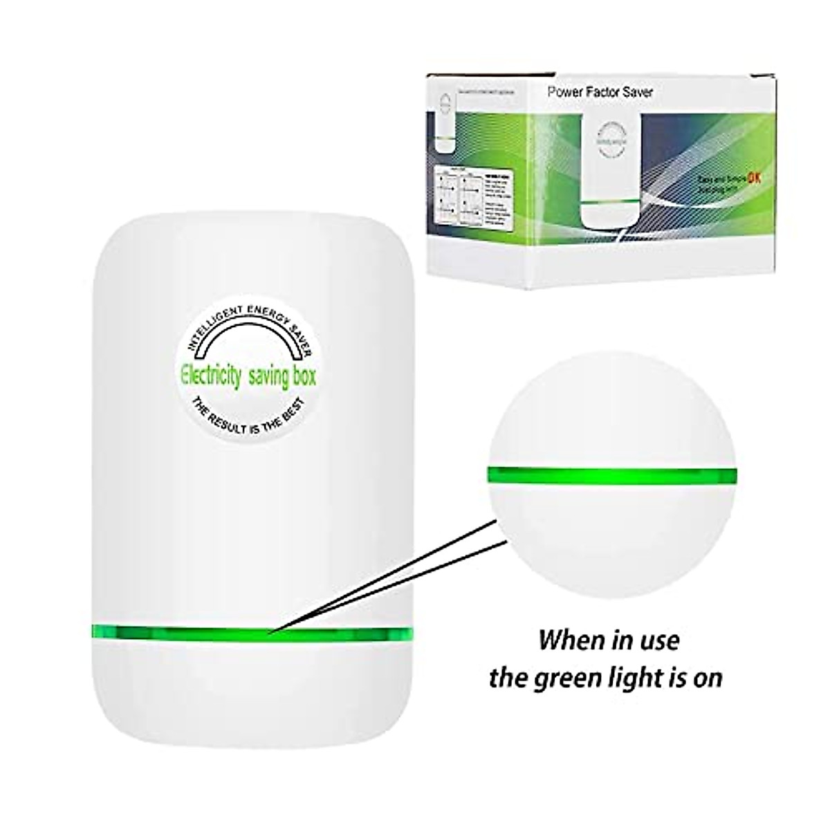 Power Saver Pro - Electric Power Saver Device - Electricity Energy Saving Box - Intelligent Household Power Saving Device Balance Current Source Stabilizes The Voltage Supply for Home Office Factory