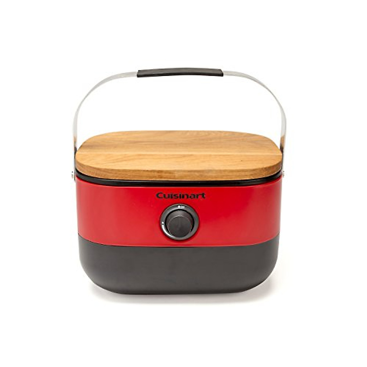 Cuisinart CGG-750 Portable, Venture Gas Grill, Red & CMD-108 Melting Dome, 9",Stainless steel