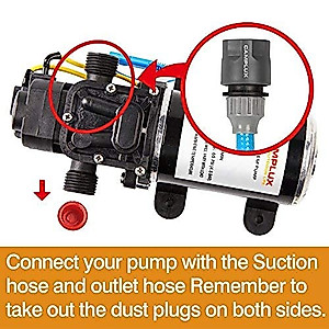 Camplux Pro 1.58 GPM Tankless Propane Water Heater, Outdoor Propane Gas Water Heater with 65 PSI High Pressure Caravan Boat Gas Hot Water System