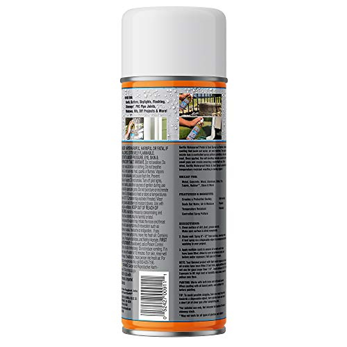 Gorilla Waterproof Patch & Seal Rubberized Sealant Spray Crystal Clear 14oz (Pack of 1)