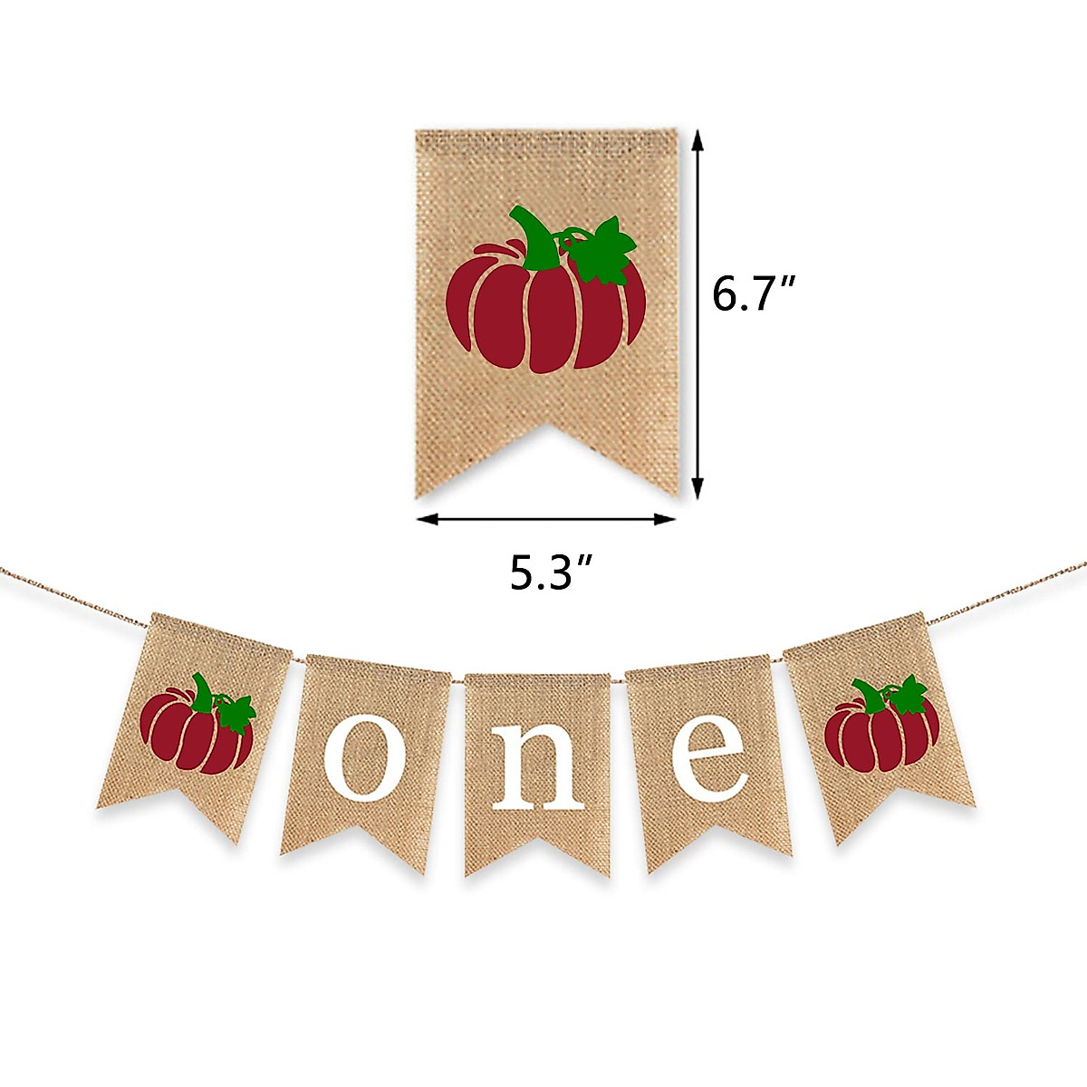 Gankbite Burgundy Pumpkin Fall 1st Birthday Party Girl One Cake Smash Burlap Banner Paper Tassel Balloon Fall Birthday Decorations