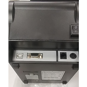 pbm GP-80250 ivn P-822D USB ONLY Thermal Receipt Printer, Cashdrawer Port,USB and Serial Port, AUTO Cut, Supports ESC/POS Star Commands, Compatible with EPSON Star Micronics, 1, Black