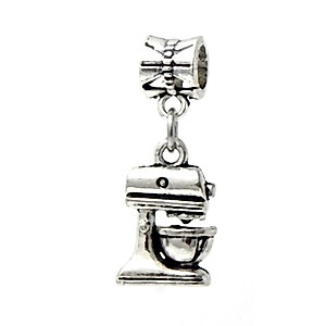 Dangle Kitchen Mixer Charm Bead for Charms Bracelets