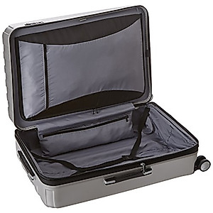 DELSEY Paris Titanium Hardside Expandable Luggage with Spinner Wheels, Silver, Checked-Large 29 Inch,207183011