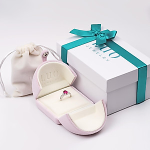 LUO Asscher Cut 1.1 Carat Citrine Ring S925 Sterling Silver Simple Promise Ring November Birthstone Ring US Size 8