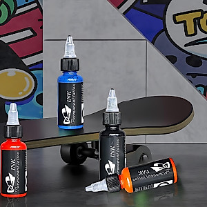 14Pcs Tattoo Ink 14 Colors Set 1 oz 30ml/Bottle Tattoo Inks Pigment Kit for 3D Makeup Beauty Skin Body Art