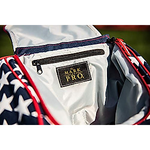 Rawlings | LEGION Backpack Equipment Bag | Baseball & Softball | Red/White/Blue